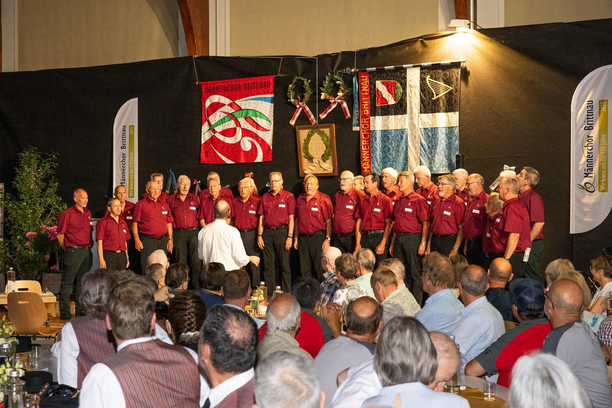 Der Männerchor Brittnau wird 175 Jahre alt – und feierte das Jubiläum mit 200 geladenen Gästen ...