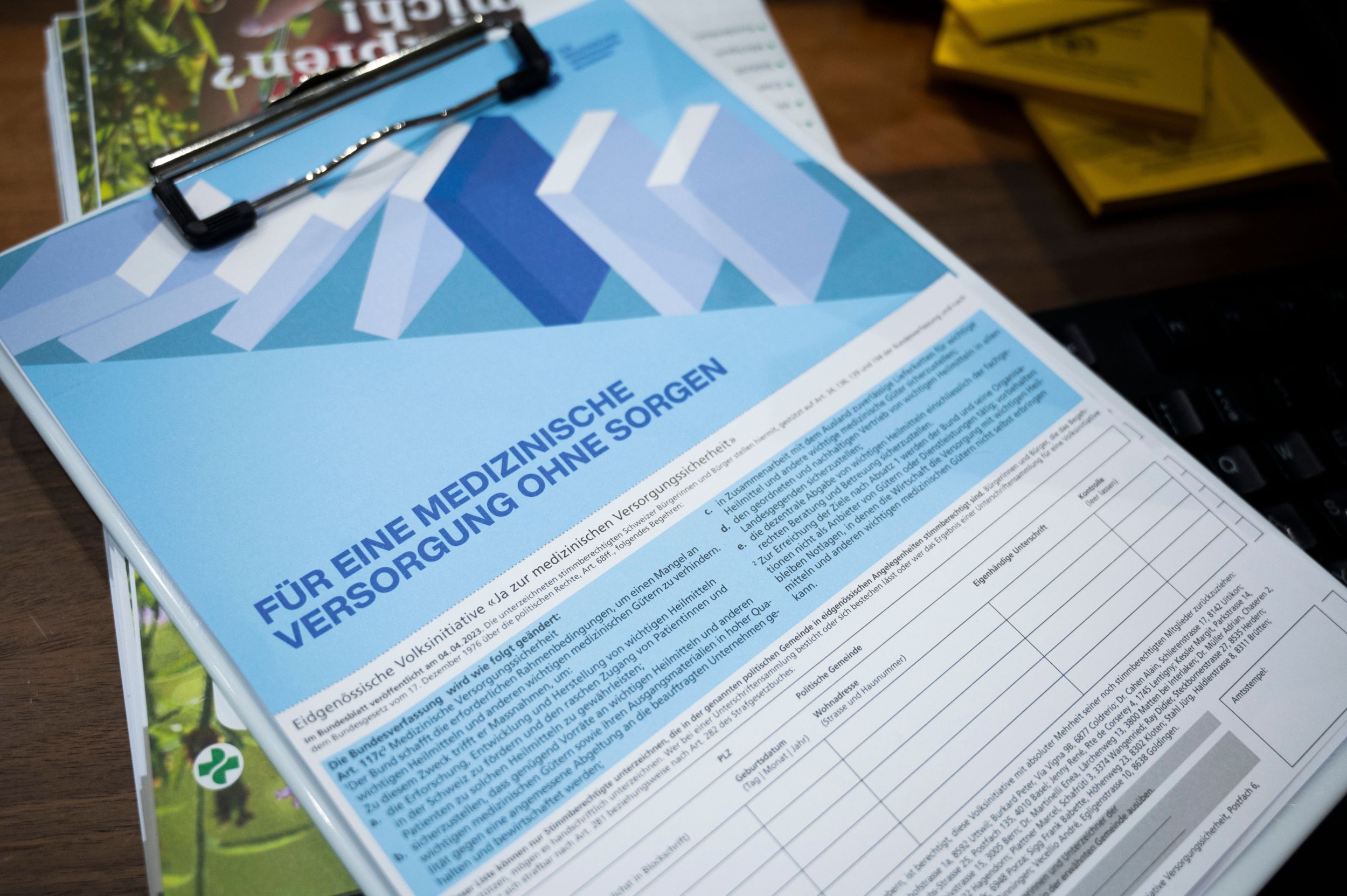 Tausende ungültige Unterschriften bei Versorgungsinitiative - Zofinger Tagblatt